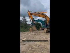 Originele gebruikte Hyundai 215 Graafmachines 21 Ton Backhoe Mining Tweedehands graafmachine voor de bouw