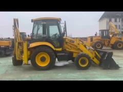 7 ton Gebruikte JCB 3CX boormachine met boorwiel