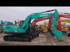 Originele Japanse merk Gebruikte Kobelco SK130 graafmachines 13 ton Middelgrote tweedehands graver