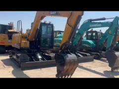 Excavadoras usadas de 7 toneladas Sany Sy75 Crawler Digger com lâmina e EPA