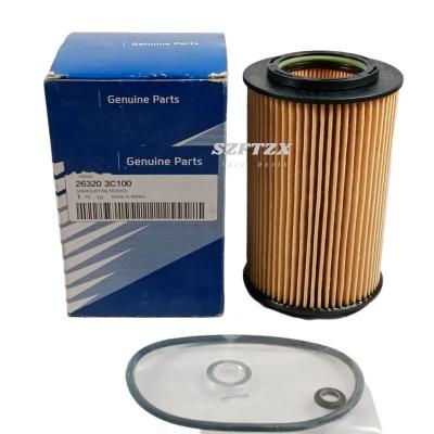 China Echt Nieuw 263203C100 26320-3C100 Oliefilter Voor Hyundai Azera Santa Fe Sonata KIA Sedona Sorento 3.3L 3.8L Te koop