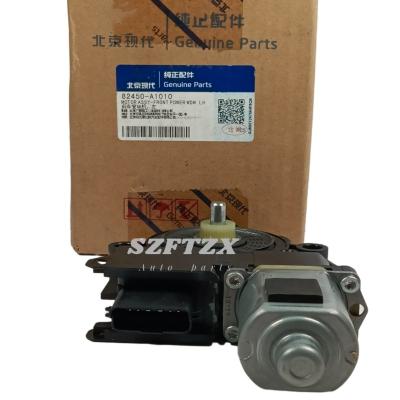 Cina 82450A1010 Rimpiazzo del regolatore del finestrino della porta anteriore Motore del finestrino sinistro dell'auto per Hyundai Santa Fe 2.0L 2.4L Nero/Argento in vendita