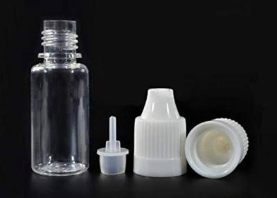 Cina bottiglia di plastica dell'ANIMALE DOMESTICO trasparente 10ml per il cosmetico che imballa con cadere in vendita