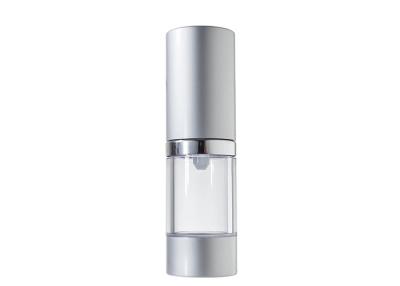 Cina Le bottiglie cosmetiche senz'aria di colore d'argento hanno personalizzato 15ml - 30ml facile portare in vendita