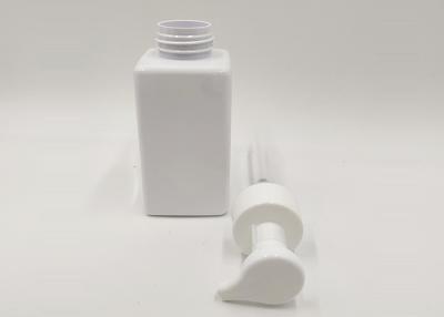 Cina tipo di sigillatura cosmetico di forma 32/28mm del quadrato della bottiglia dell'ANIMALE DOMESTICO della pompa della schiuma 250ml in vendita