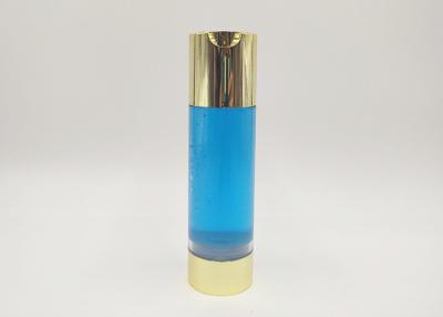 Cina La bottiglia crema facciale di vuoto cosmetico, pompa cosmetica cilindrica imbottiglia 30ml 50ml in vendita
