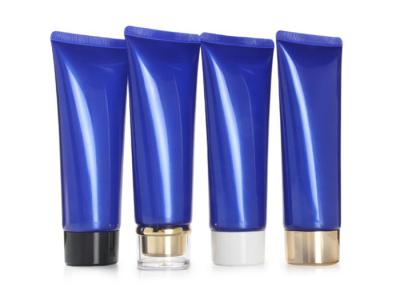 China 200ml Squeeze PE Cosmetic Packaging Tube With Acrylic Cap For Skin Care for sale