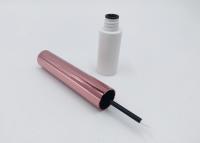 China Empty Plastic Lipgloss Tubes 10ml Rose Color Surface Cosmetic Container for sale
