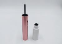 China Empty Plastic Lipgloss Tubes 10ml Rose Color Surface Cosmetic Container for sale