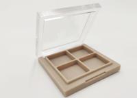 China 4 Compartments Empty Eyeshadow Compact , Empty Eyeshadow Case OEM / ODM for sale