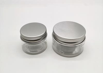 中国 20gはねじアルミニウム帽子が付いているペット化粧品のクリーム色の瓶を取り除きます 販売のため