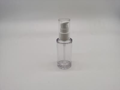 Cina Bottiglie cosmetiche di plastica della trasparenza madreperlacea di lustro 30ml in vendita