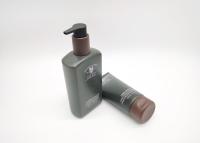 China Black HDPE Plastic Bottles 100ml 250ml with Lotion Pump and Screw Cap for Skincare for sale