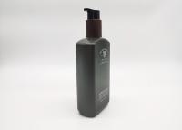 China Black HDPE Plastic Bottles 100ml 250ml with Lotion Pump and Screw Cap for Skincare for sale