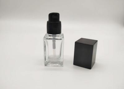 China ISO-Kosmetische Flessen van het Etiket de Transparante 30ml 50ml Glas Te koop