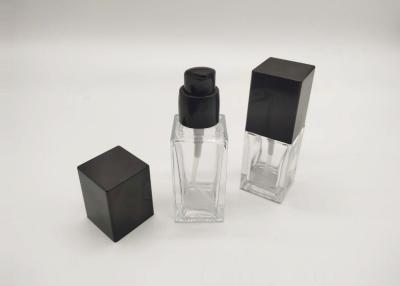 China ISO-Kosmetische Flessen van het Etiket de Transparante 30ml 50ml Glas Te koop