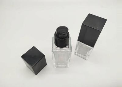 China ISO-Kosmetische Flessen van het Etiket de Transparante 30ml 50ml Glas Te koop