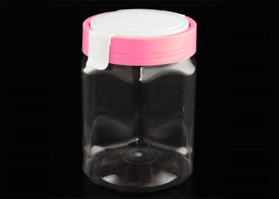 Cina Barattolo di plastica esagonale di Honey Storage 500ml con il coperchio del metallo in vendita