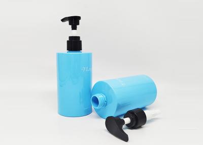 Cina bottiglia di plastica del gel della doccia dello sciampo dell'ANIMALE DOMESTICO blu 500ml con la pompa della lozione in vendita