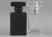 China 30ml Rectangle Glass Perfume Bottle with Sprayer Customizable OEM Packaging for sale