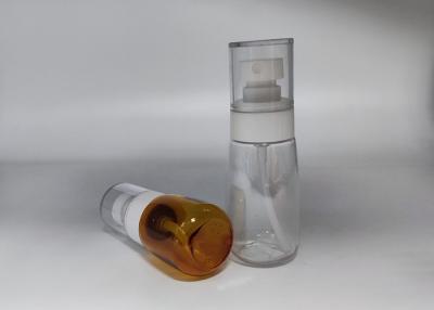 Cina bottiglia di plastica rotonda vuota di 15ml 30ml 50ml con colore su ordinazione dello spruzzatore della pompa in vendita