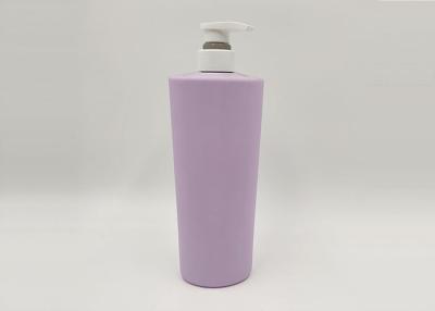 Cina Bottiglia di plastica glassata trasparente 350ml dell'ANIMALE DOMESTICO grigio per il condizionatore di capelli del gel della doccia in vendita