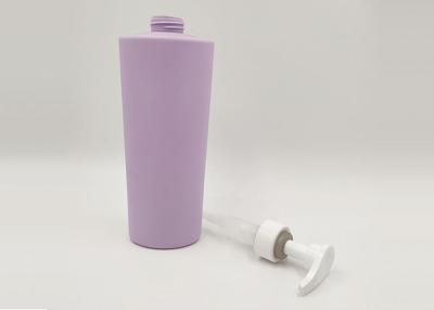 Cina Bottiglia di plastica glassata trasparente 350ml dell'ANIMALE DOMESTICO grigio per il condizionatore di capelli del gel della doccia in vendita
