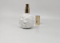 China 50ml Empty White Round PET Cosmetic Bottle Customizable with Sprayer for sale