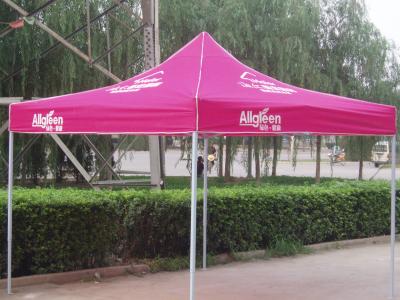 China La tienda de acero plegable rosada del Gazebo del patio trasero con lleva la tienda resistente del toldo del bolso/del viento en venta