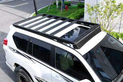 Cina Piattaforma di supporto per il tetto di auto resistente alla ruggine con rotaie di montaggio in acciaio inossidabile nero in vendita