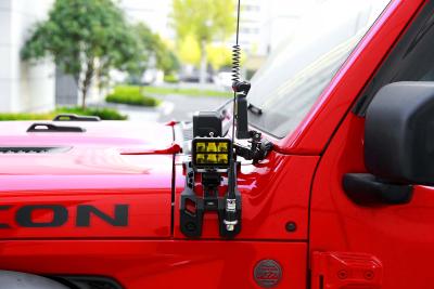 Cina Cnc lavorazione di leghe di alluminio A pilastro LED supporti di luce spot per Jeep Wrangler JL JT in vendita