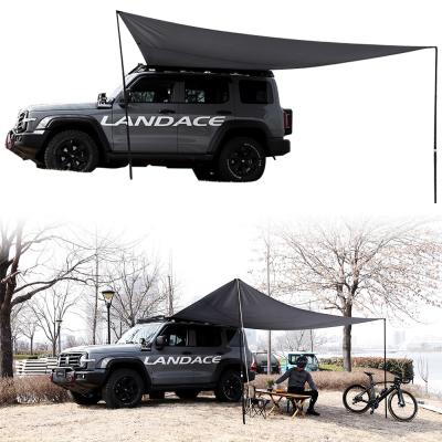 Cina Avvolgimento laterale per auto in tessuto Oxford 4x4 Avvolgimento tenda sul tetto impermeabile in vendita