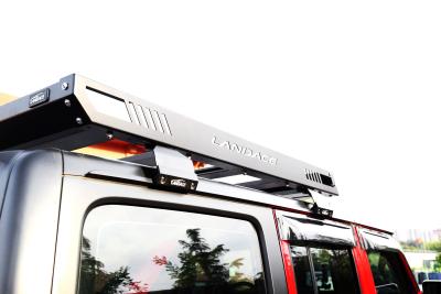 Cina Landace Roof Car Cargo Carrier Alumini Roof Basket Rack Con Scala laterale in vendita