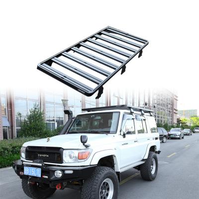 Cina LC76 Serie Off Road Cargo Rack Aluminio Leggio Pioggia Stagno di montaggio Roof Rack in vendita