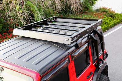 Cina Jeep Wrangler JL Accessori AL6063 SS304 Roof Basket Cargo Carrier con pinza a scarico in vendita