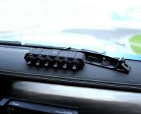 China Wireless 6 Gang Car Switch Panel 210x65x35mm Aluminum Alloy Hard Anodized for sale