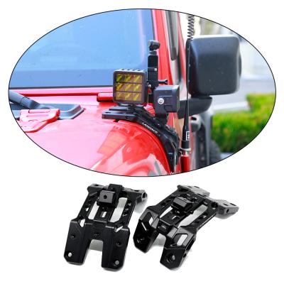 China 2021- CNC-bewerkte 4x4 model lichtmontagebeugels voor Jeep Wrangler JL autoonderdelen Te koop