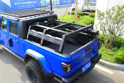 Cina ISUZU DMAX Camion porta letti Pickup nero Camion porta tetto in vendita