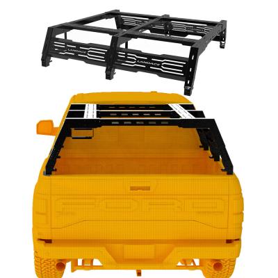 China Roof Mount Toyota Hilux Truck Bed Rack voor 1336*1400-1700*400-520mm Grootte opslagdoos Te koop