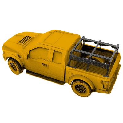 China Roof Mount Toyota Hilux Truck Bed Rack voor 1336*1400-1700*400-520mm Grootte opslagdoos Te koop