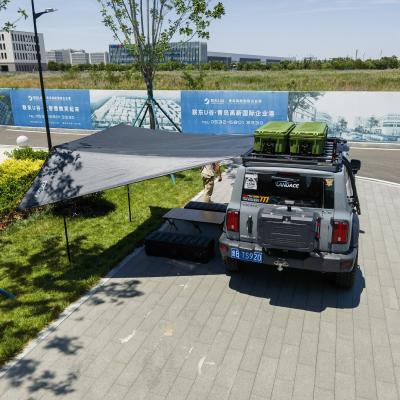 Cina TOYOTA Jeep Nissan Modello di auto Rack del tetto Sistema di estensione con scala laterale e telone in vendita