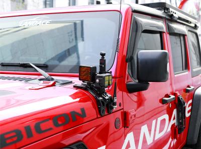 China Wrangler Off-Road Silver Light Mounting Brackets com design altamente mecanizado CNC à venda