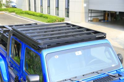 Cina Direct Black 4 Rinner Car Roof Racks per Wrangler JK JT Ship Method Aeroplano 18 anni in vendita