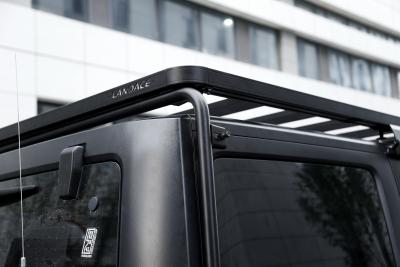 中国 ブラック アルミ合金 屋根ラック クロスバー プラットフォーム 2023 4x4 Wrangler JK ストレージスペースを拡大 販売のため