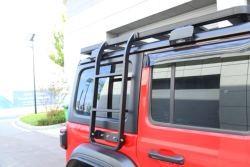 Cina Jeep Wrangler JL JK Q235-8 Nero 4x4 Veicolo Alto Scala laterale Scala laterale Kit di ristrutturazione della parete in vendita