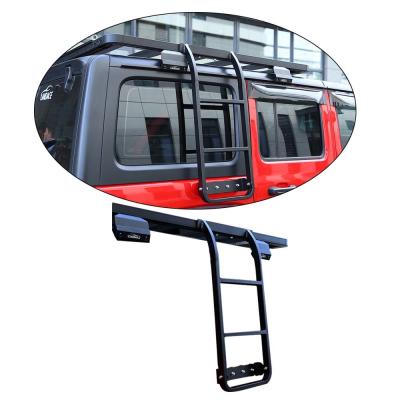 Cina Easy Installation Double Side Ladder Car Roof Ladder per JEEP Wrangler 2018-2023 JL JK in vendita
