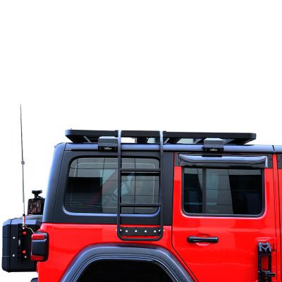 Cina 2018-2023 Wrangler JL JK Parte posteriore JEEP JL Scala laterale nera per la decorazione della protezione in vendita