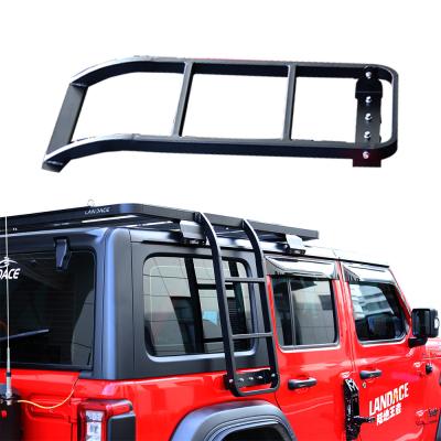 Cina 2018-2023 Wrangler JL JK Parte posteriore JEEP JL Scala laterale nera per la decorazione della protezione in vendita