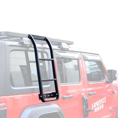 Cina 2013-2017 Jeep Wrangler JL JK Scala laterale nera per facile accesso al grattacielo e al portellone posteriore in vendita