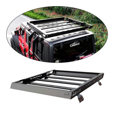 Cina Off Road Roof Rack Basket Cargo Carrier per Jeep Wrangler JL 1455*1425*113mm Durable in vendita